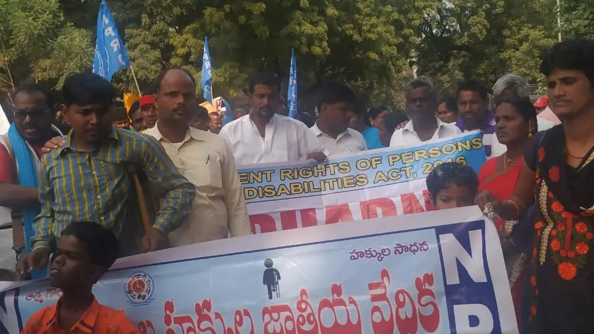 The disabled march for their rights - Frontline