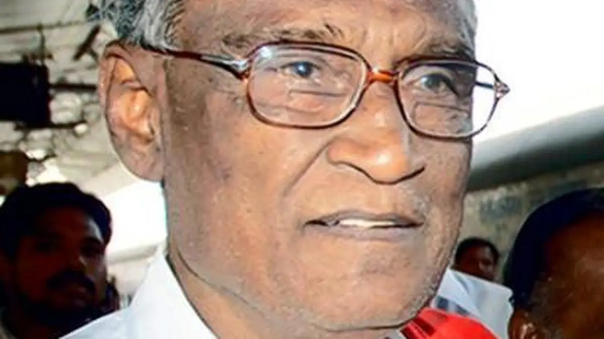 Veteran communist leader D. Pandian passes away after a prolonged ...