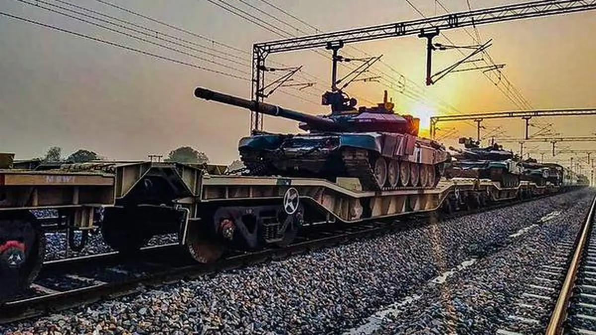 Army conducts trial run of military train on dedicated western freight ...