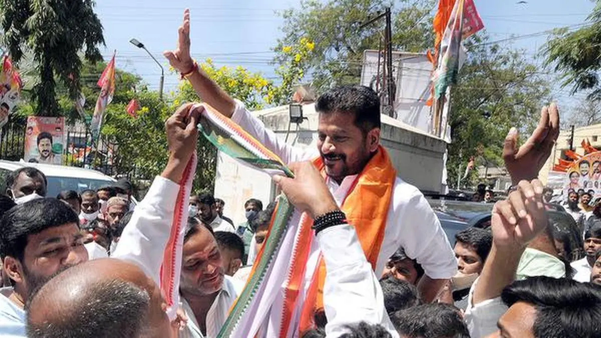 Telangana Congress president Revanth Reddy accuses Chief Minister Chandrashekar Rao of creating ...