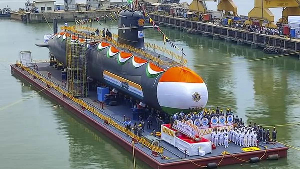 Indian Navy’s sixth Scorpene class submarine launched - Frontline
