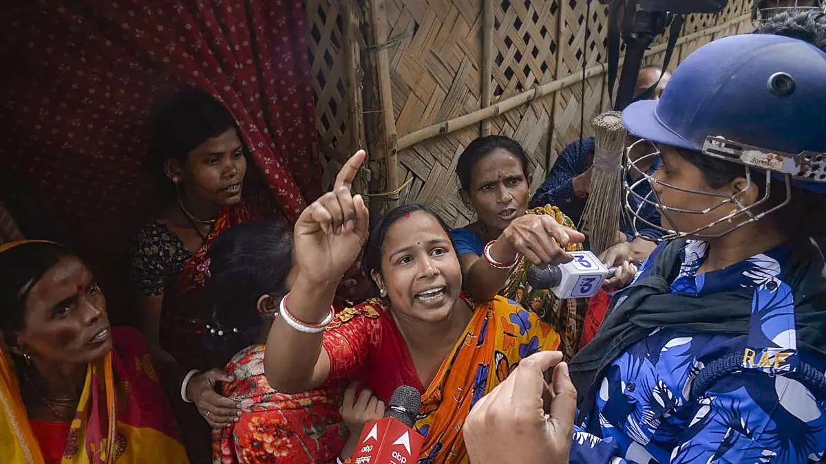 SPOTLIGHT | Women of West Bengal’s Sandeshkhali island rise in protest ...