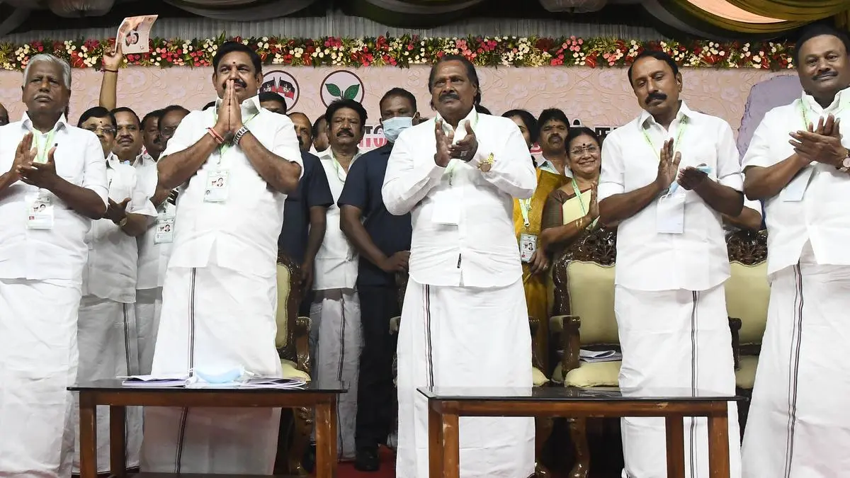 Edappadi Palaniswami back as AIADMK interim general secretary - Frontline