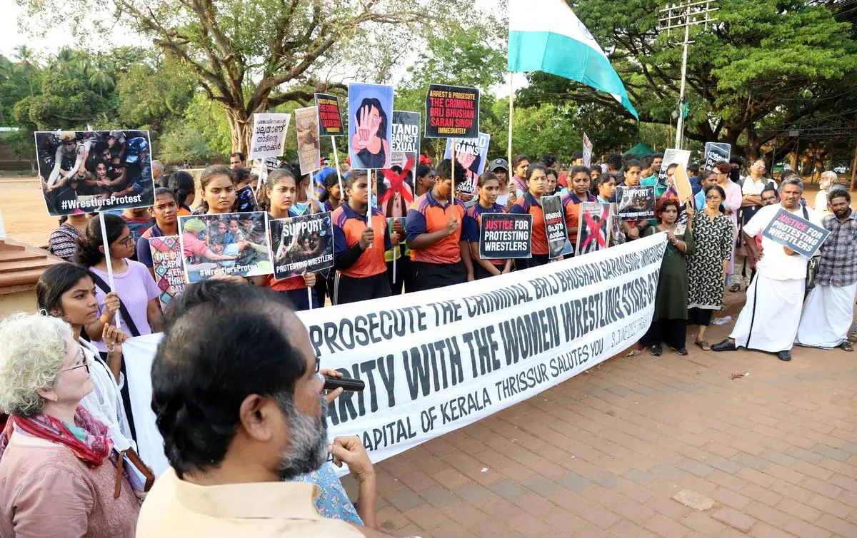 Wrestlers’ protest: Hanging on in troubled hunt for justice - Frontline