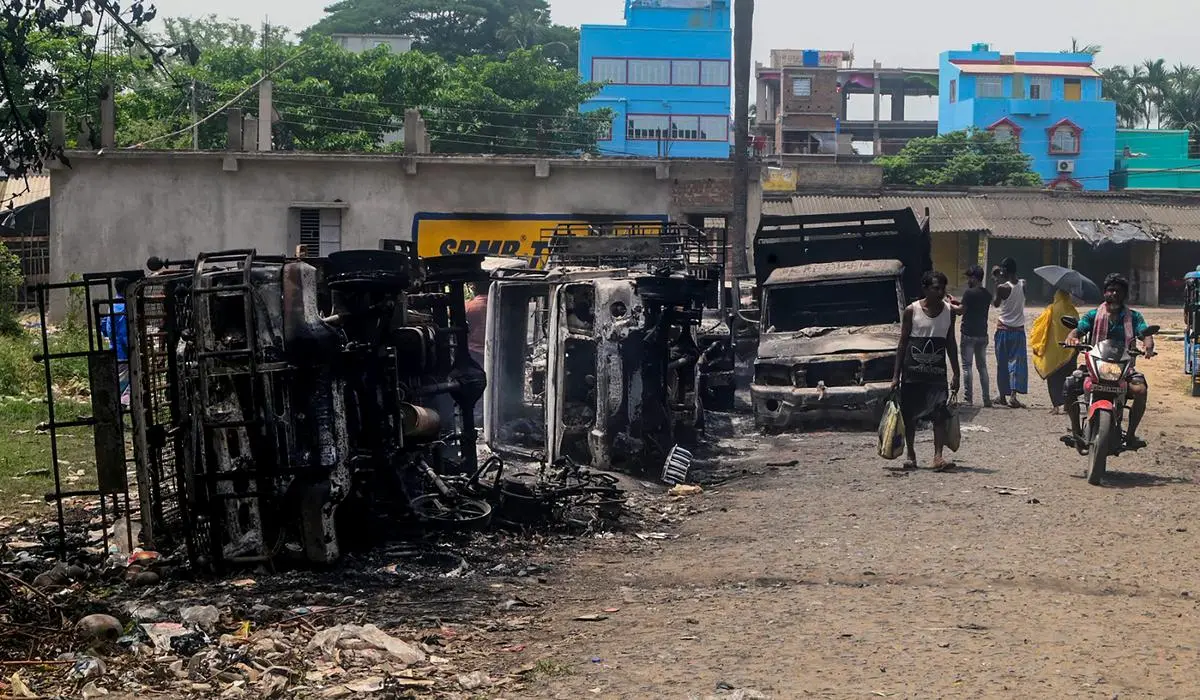 Trail of violence in West Bengal following Trinamool Congress leader ...