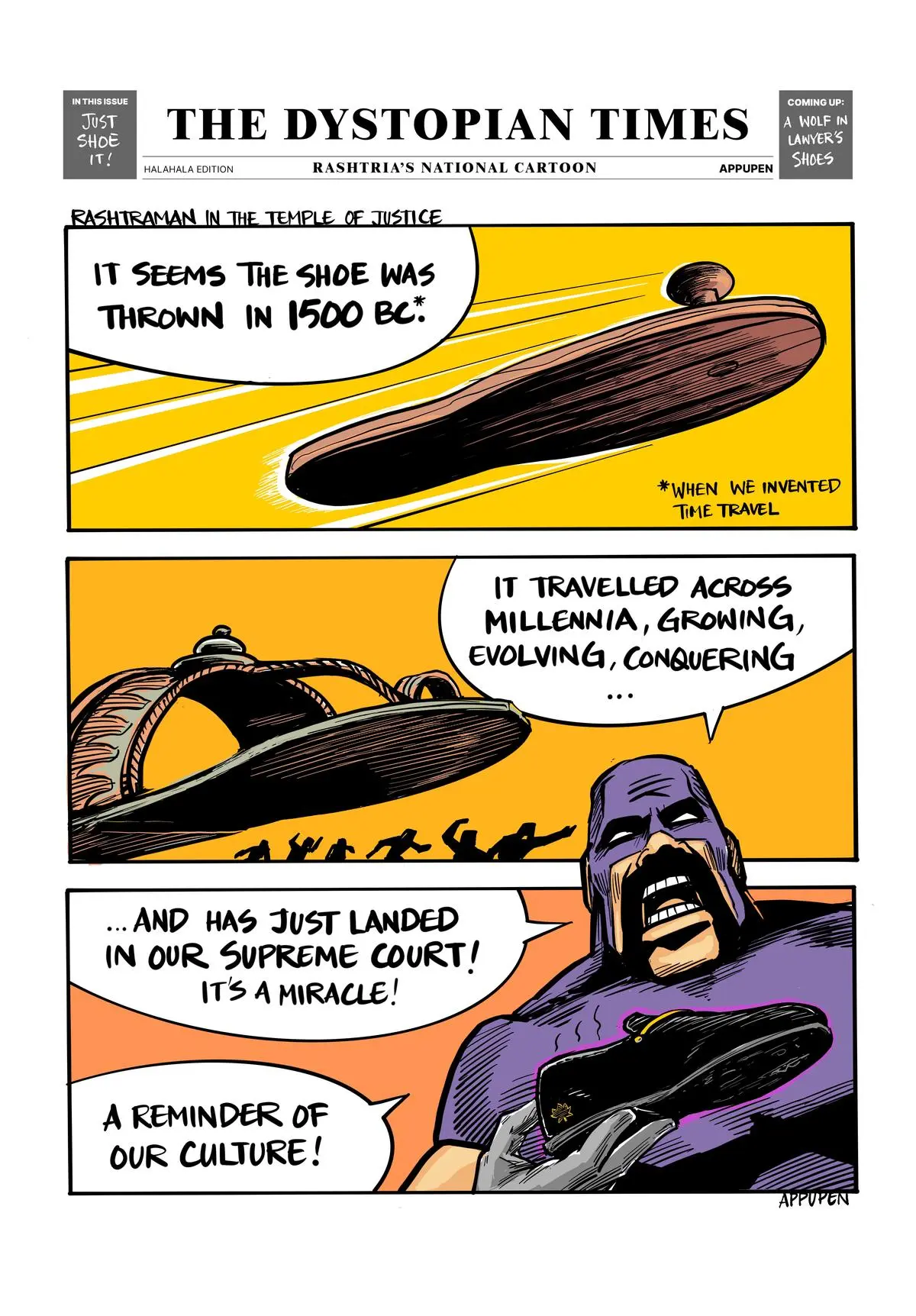 ‘The Dystopian Times’ by Appupen - Frontline