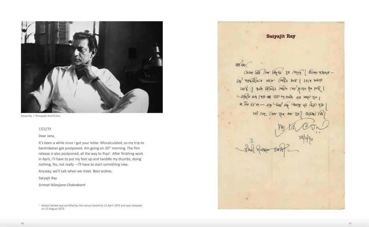 Satyajit Ray wrote 52 letters to ‘Jana’ over 16 years. Who was she ...