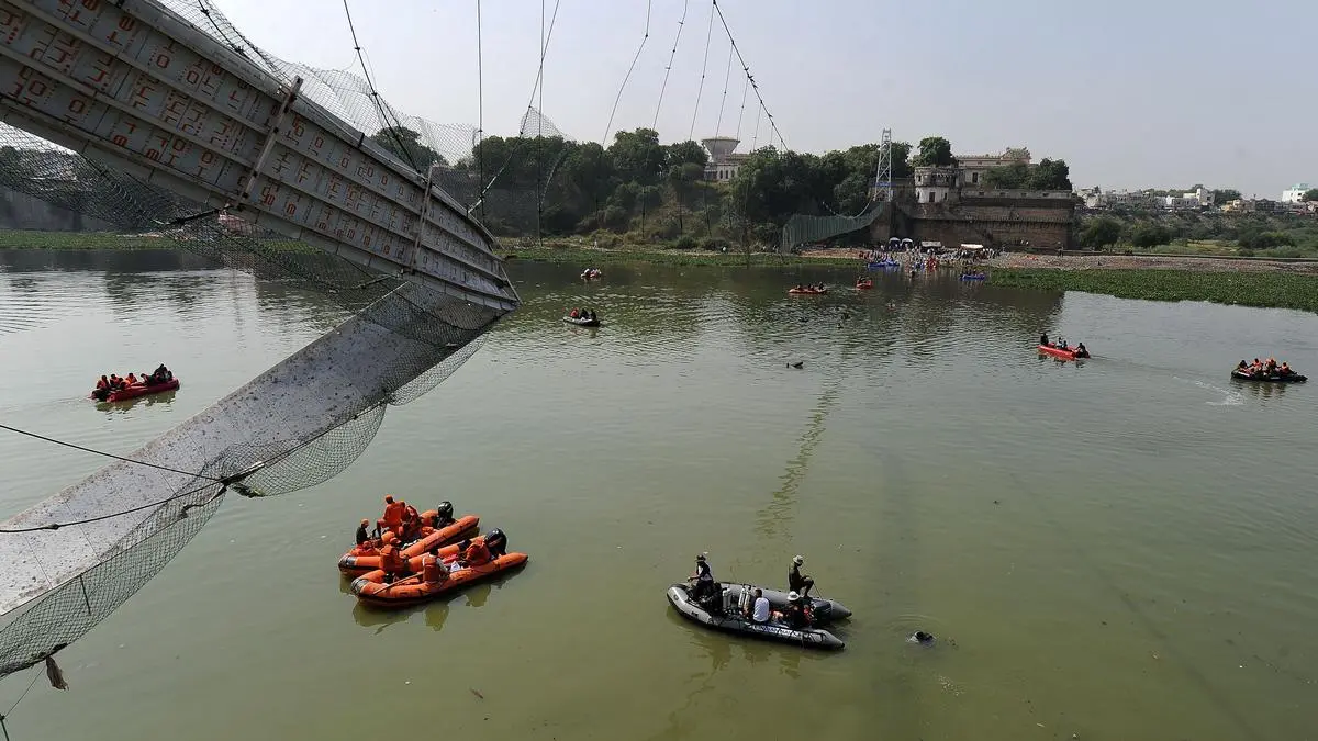 141 dead in Gujarat bridge collapse - Frontline