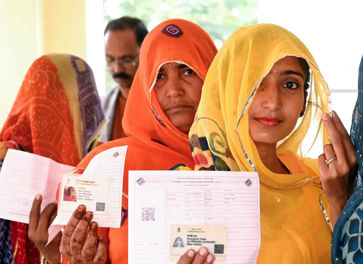 Voter turnout up, but it’s a tight race for Congress and BJP in ...