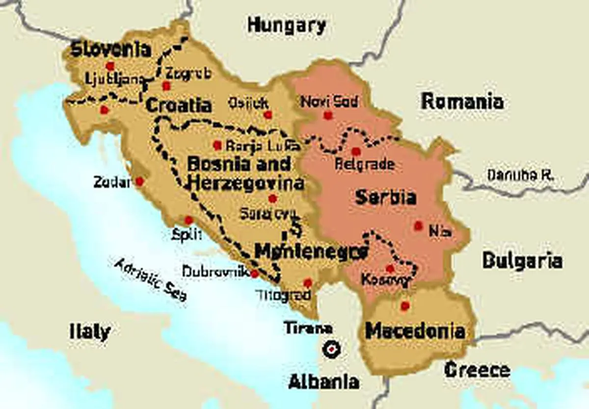Bosnian Genocide Map