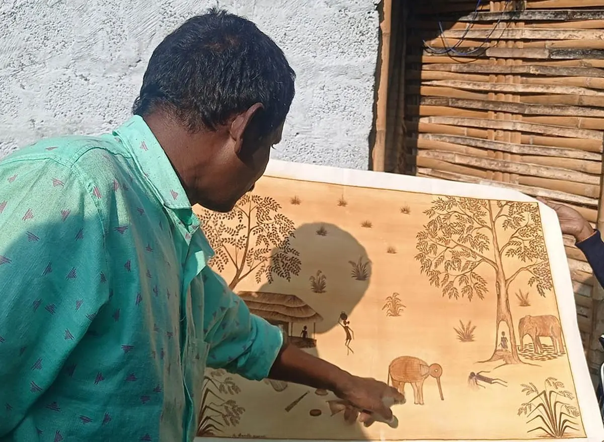 Alu Kurumbas’ tribal art depicts their connection with nature - Frontline
